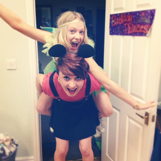 Laura and Fay Dilks and Walker is fundraising for NSPCC