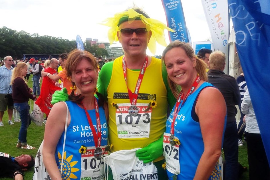 Tim Maycock is fundraising for St Leonard's Hospice, York