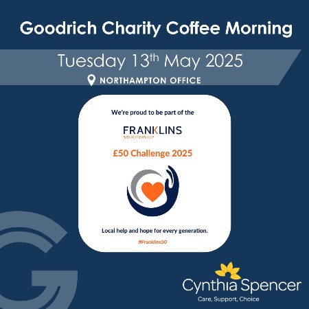 Goodrich Consulting LLP is fundraising for Cynthia Spencer Hospice Charity
