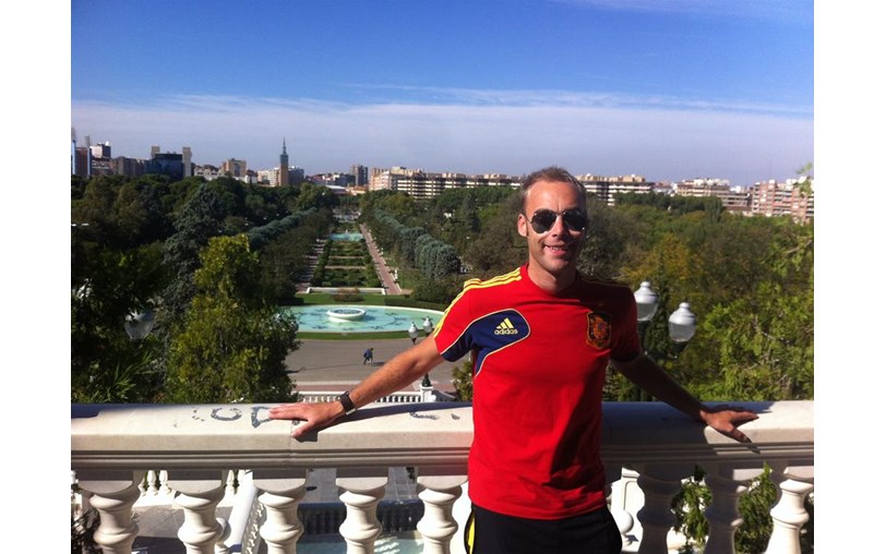 James Mennell is fundraising for St Leonard's Hospice, York