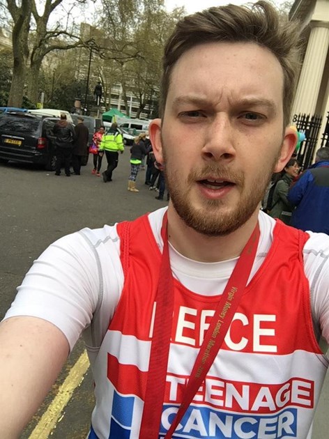 Reece Poole is fundraising for Teenage Cancer Trust