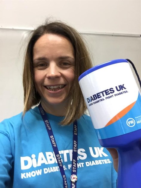 Kelly Jefferies is fundraising for Diabetes UK