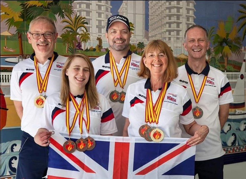 Nevil Cunningham is fundraising for Transplant Sport UK