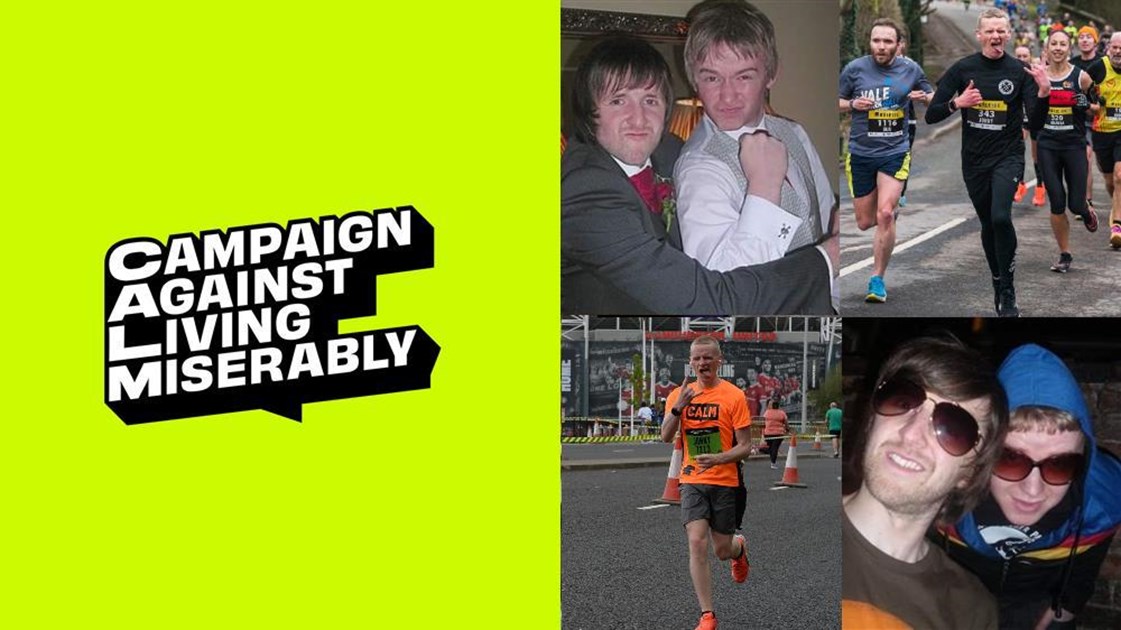 Jonny Sharples is fundraising for CALM (Campaign Against Living Miserably)
