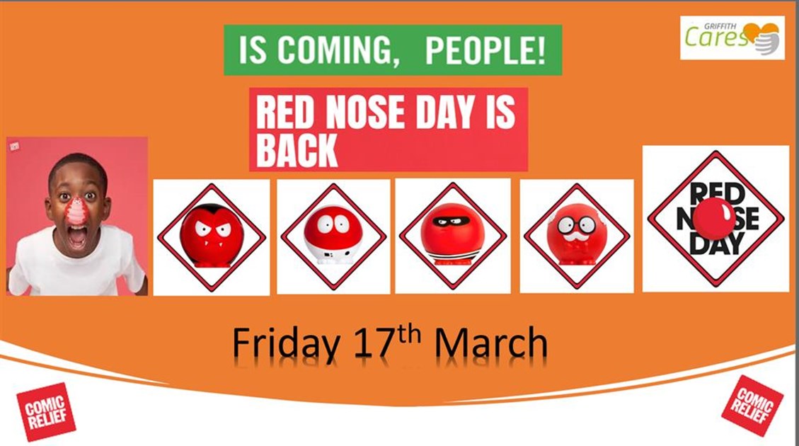 Griffith Foods is fundraising for Comic Relief