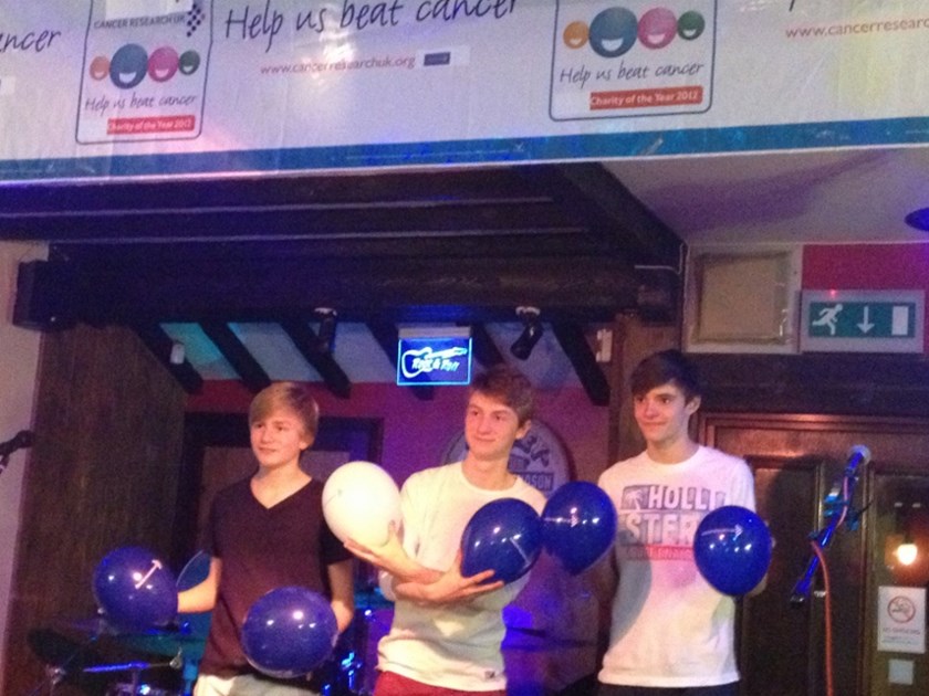Maxed Out Band is fundraising for Cancer Research UK