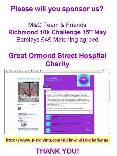 Alex Sanderson is fundraising for Great Ormond Street Hospital Children ...