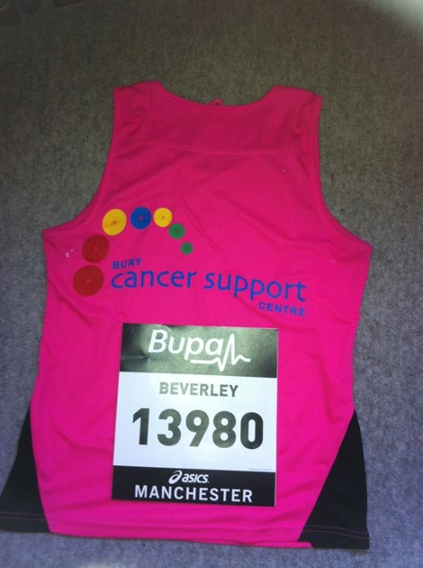 Beverley Walker is fundraising for Bury Cancer Support Centre