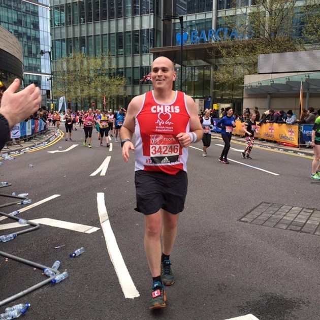 Christopher Tompkins is fundraising for British Heart Foundation