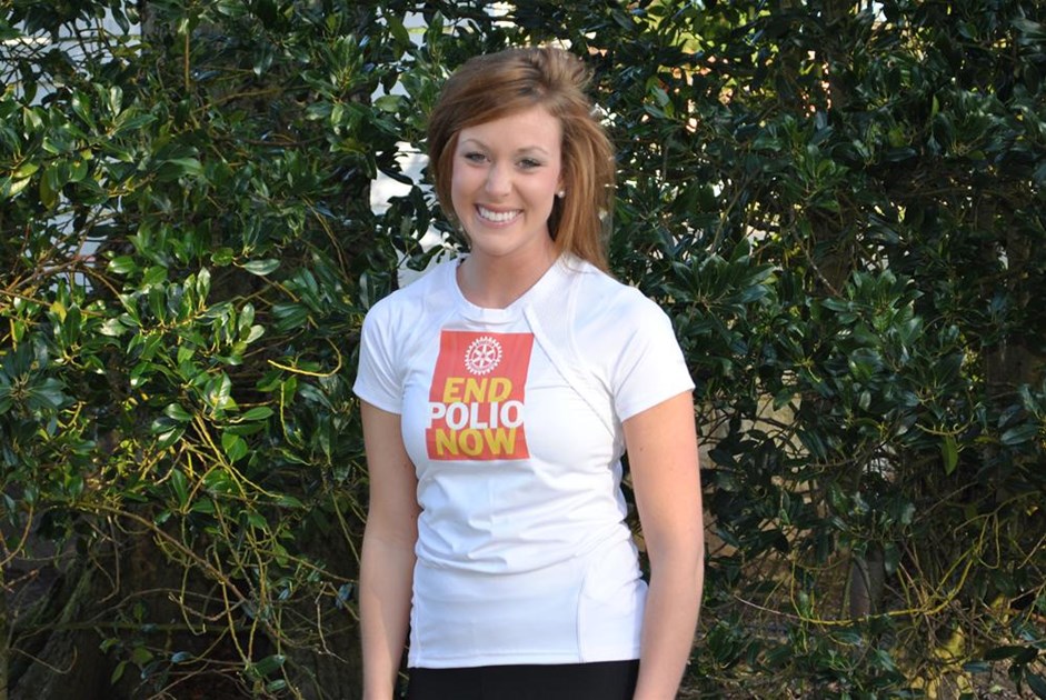 Sarah Perry is fundraising for End Polio Now (Rotary District 1010)