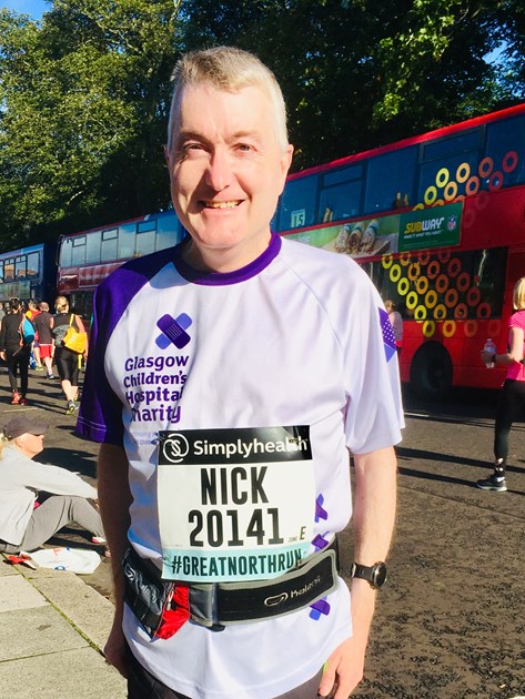 Nick Cleary is fundraising for Glasgow Children’s Hospital Charity