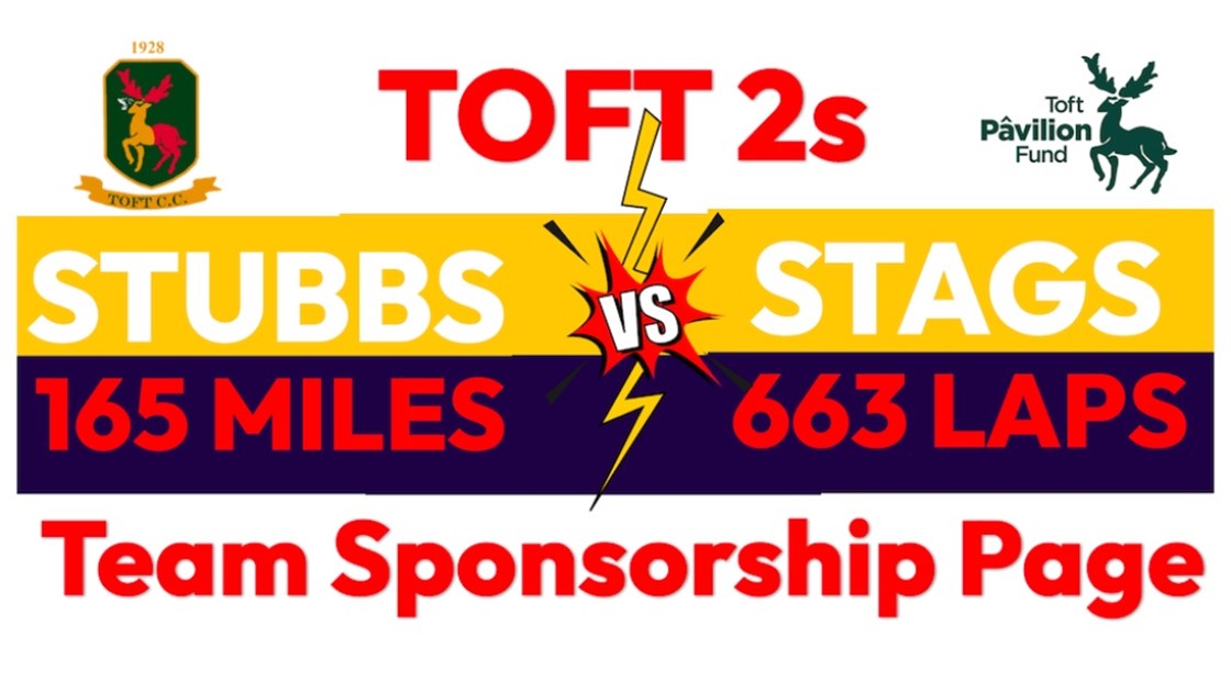 Andy Bones is fundraising for Toft Cricket Club