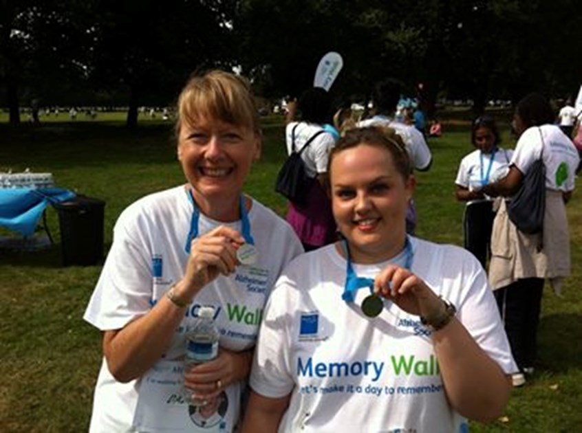 Deborah Marriott is fundraising for Alzheimer's Society