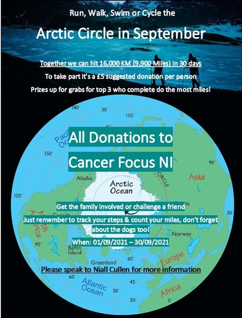 Niall Cullen is fundraising for Cancer Focus Northern Ireland