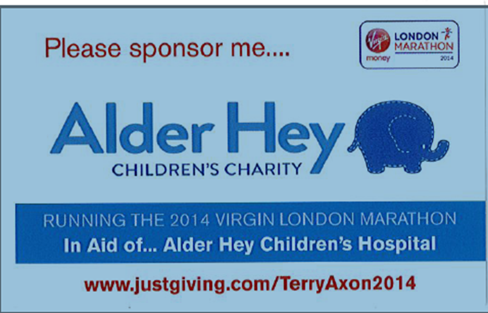 Andrew Snowball is fundraising for Alder Hey Children's Charity