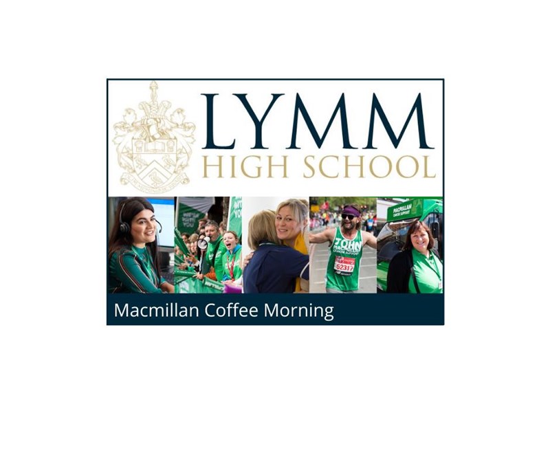 Lymm High School is fundraising for Macmillan Cancer Support