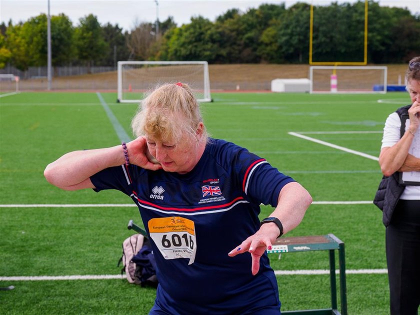 Helen Wilson is fundraising for Transplant Sport UK