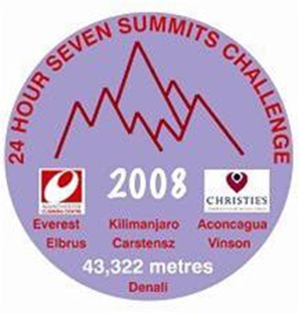 Seven Summits Challenge is fundraising for THE CHRISTIE CHARITY
