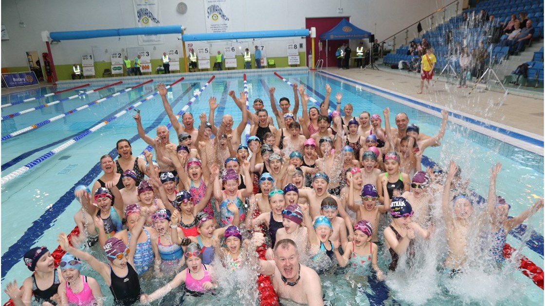 Clare Arthur is fundraising for RotarySwimarathon