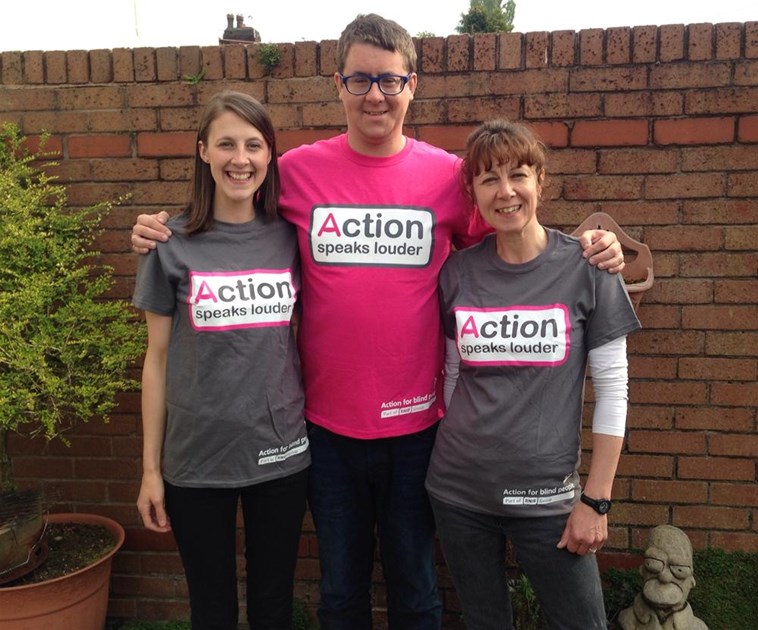 Mark Rogerson is fundraising for Action for Blind People