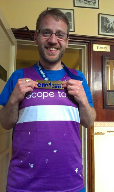 Andrew Moriarty is fundraising for Scope
