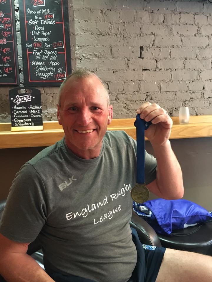 Andy Kelly is fundraising for Rugby League Cares