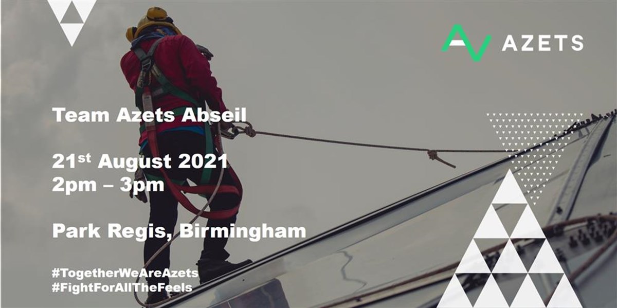 Azets UK is fundraising for Birmingham Children’s Hospital Charity