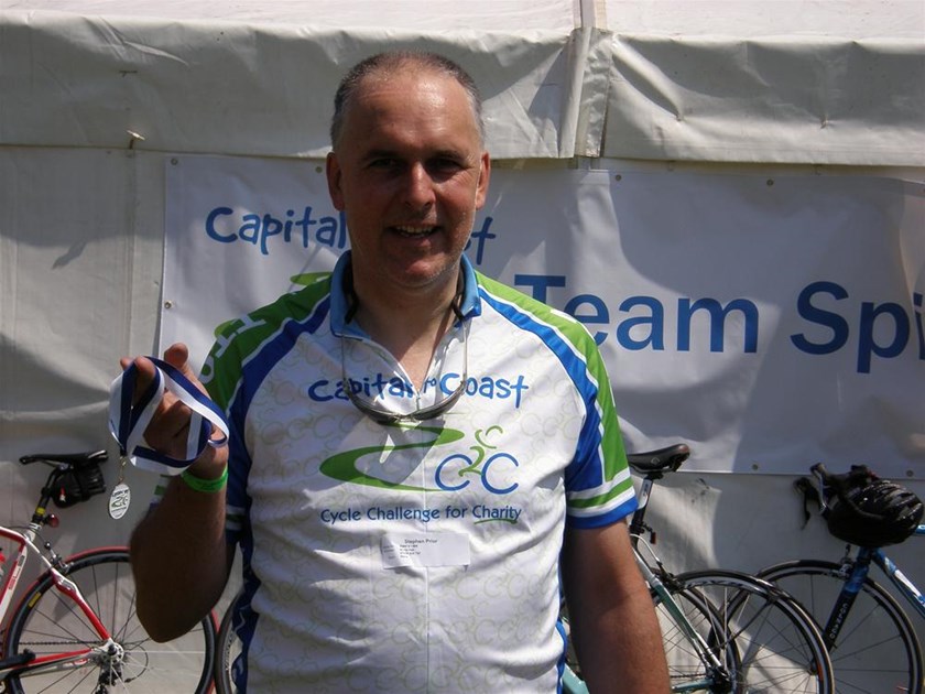 Stephen Prior is fundraising for Down's Syndrome Association