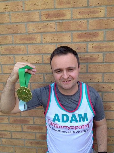 ADAM SHARMAN is fundraising for Cardiomyopathy UK