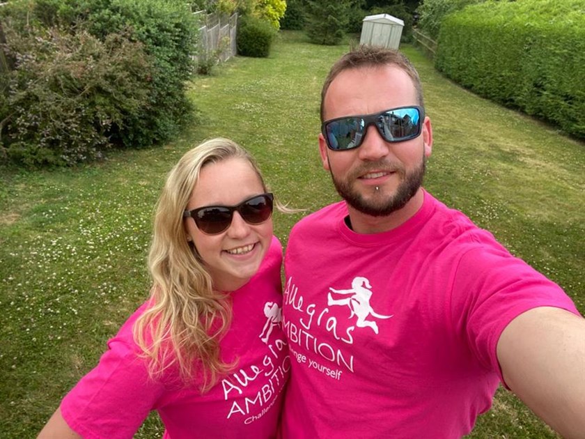 Sarah Grundy is fundraising for Allegras Ambition