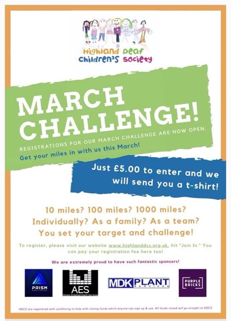 Rebecca Goodall is fundraising for Highland Deaf Children’s Society