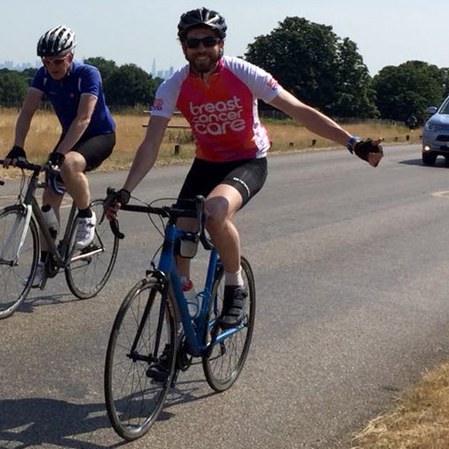 Stephen Lovejoy is fundraising for Breast Cancer Care