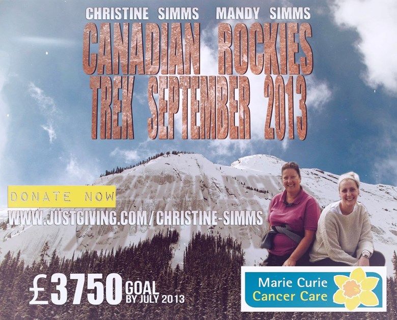 Christine Simms is fundraising for Marie Curie