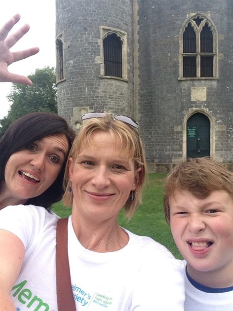 Angela Bush is fundraising for Alzheimer's Society