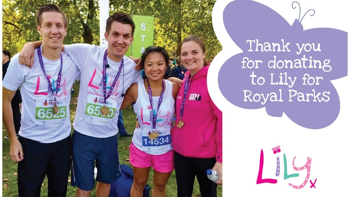 Tom Samuels is fundraising for The Lily Foundation