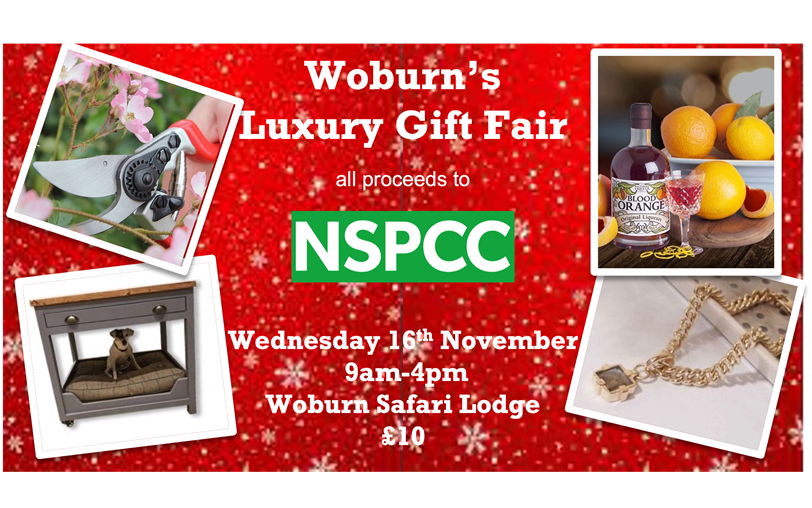 Woburn's Luxury Gift Fair in aid of the NSPCC is fundraising for NSPCC