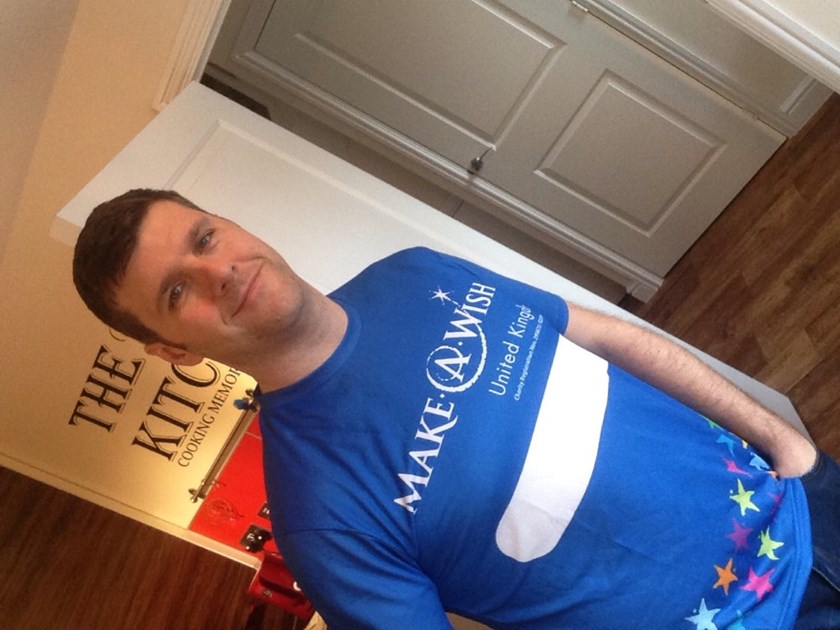 Jason Vaughan is fundraising for Make-A-Wish Foundation UK