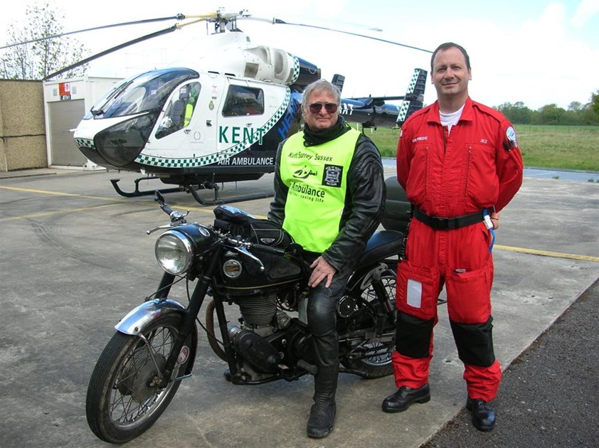 Paddy Jordan is fundraising for Air Ambulance Charity Kent Surrey Sussex