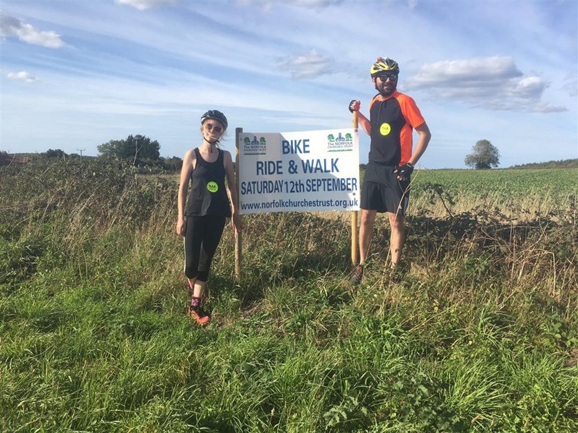 Callum Ringer is fundraising for Norfolk Churches Trust