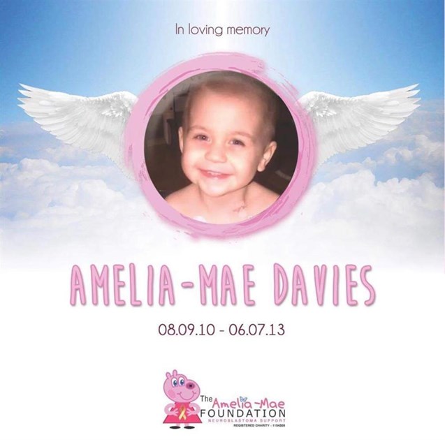 Lucy Hamer is fundraising for The Amelia-Mae Foundation