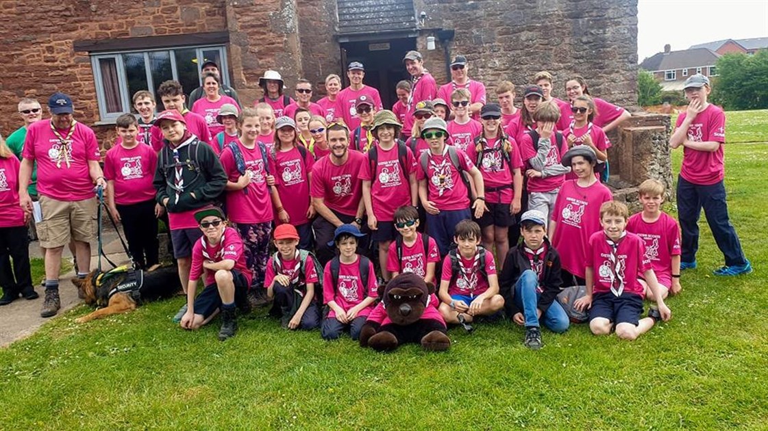 2nd Exeter Scouts is fundraising for NHS Charities Together