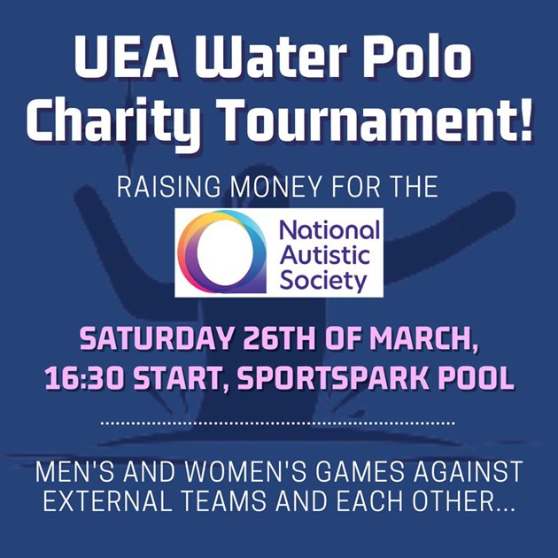 UEA Water Polo is fundraising for National Autistic Society