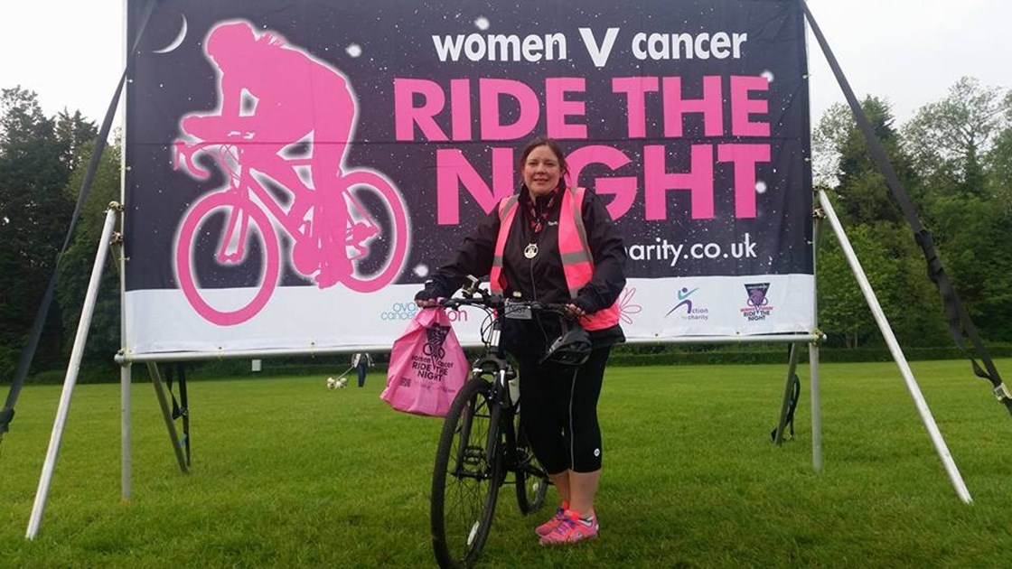 Tracey Kelly is fundraising for Women V Cancer - RIDE THE NIGHT