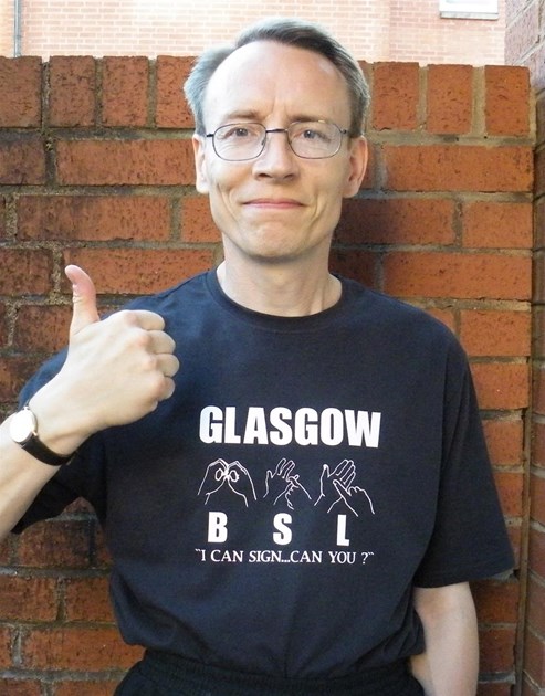 Colin Mackie is fundraising for West Scotland Deaf Children's Society
