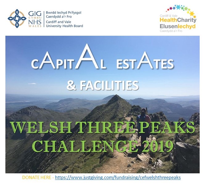 Jonathan Nettleton is fundraising for Cardiff & Vale Health Charity