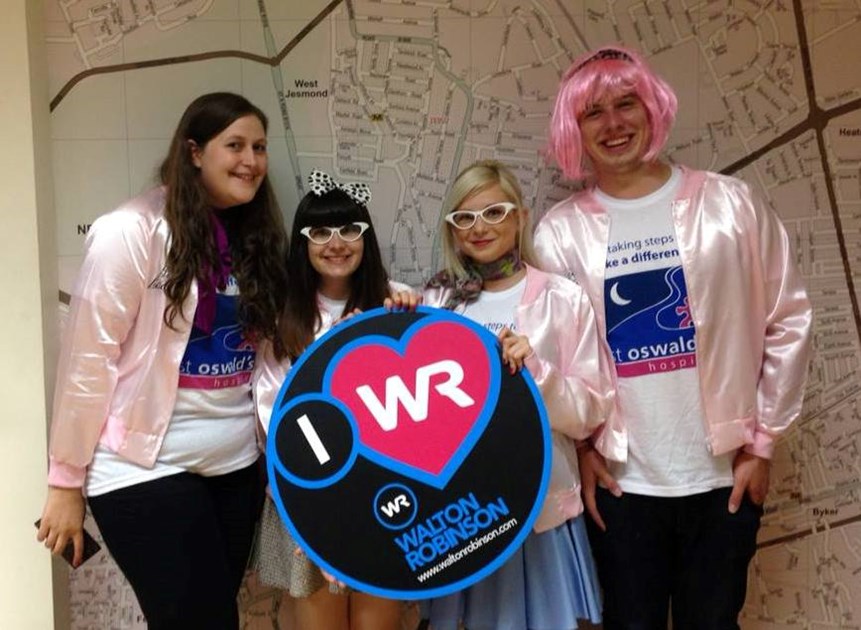 Walton Robinson Newcastle Is Fundraising For St Oswalds Hospice Limited