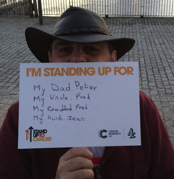 Colin Turner is fundraising for Stand Up To Cancer - a Cancer Research ...