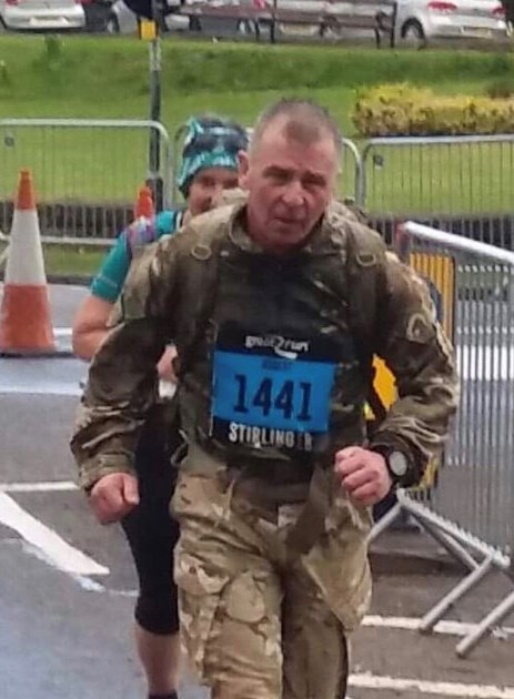 Sgt Major Hamilton . is fundraising for Alzheimer Scotland