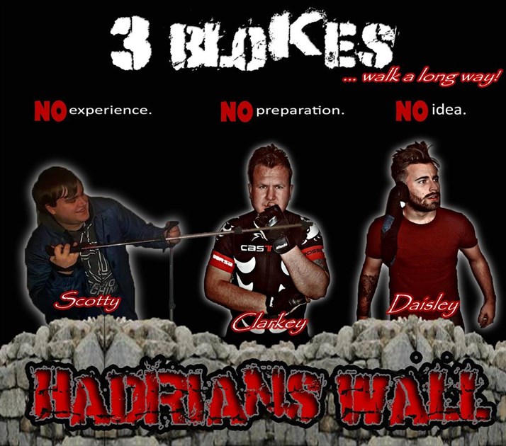 3 blokes Clarke is fundraising for Mind