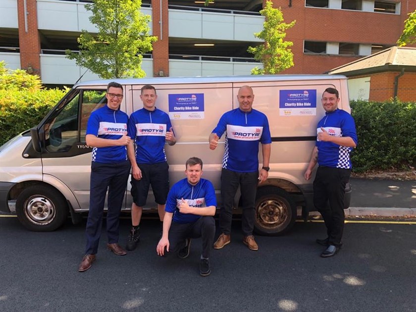 Team Protyre is fundraising for Ben Support For Life